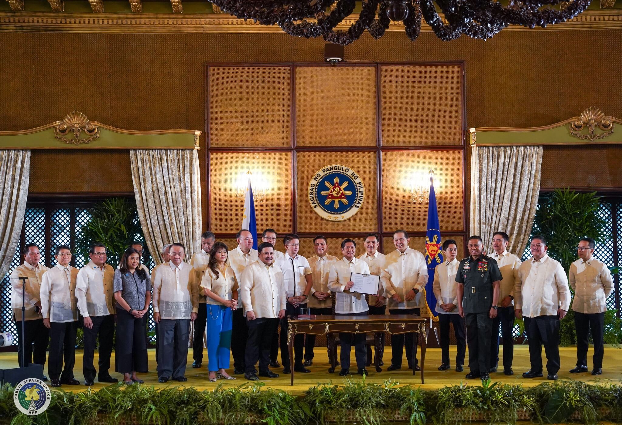 CSAFP Joins the Ceremonial Signing of SRDP Act, Aims a Robust Defense Capabilities